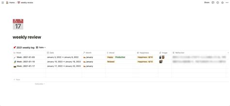 Notionでタスク管理 Weekly AgendaNotion Tips 5 HEY SISTER