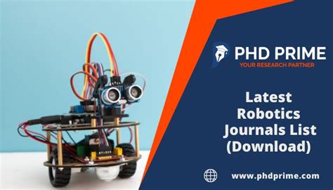Robotics Journals List Download High Impact Factor Journals