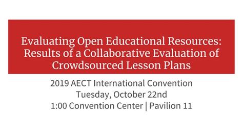 evaluating open educational resources results of a collaborative