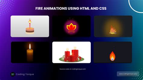 Fire Animations Using HTML And CSS Coding Torque Coding Torque