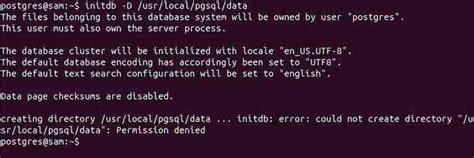 Initdb Command In Linux