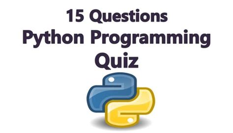 Questions Python Programming Quiz The Genius Blog
