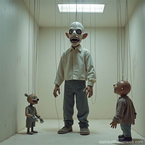 Terrifying Marionette Puppet Stable Diffusion Online