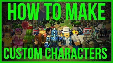 How To Make A Custom Character Roblox Studio Youtube