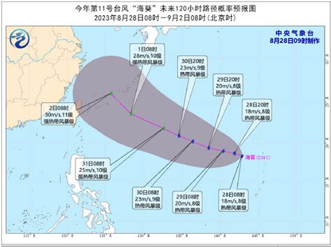 今年第11号台风“海葵”生成 西北太平洋上“三台共舞”