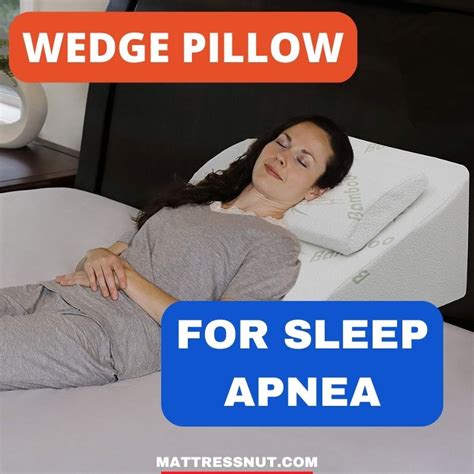 Wedge Pillow For Sleep Apnea 4 Best Options For This Disorder