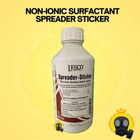 Lesco Spreader Sticker Non Ionic Surface Active Agent Surfactant For Turf Lawns And Ornamental