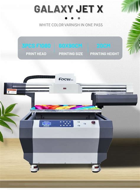 Focusinc Galaxy Jet X Industrial 6090 Uv Printer Focusinc