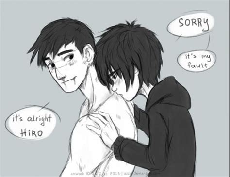 Rule 34 2boys Big Hero 6 Brothers Hiro Hamada Kiss On Back Male Male