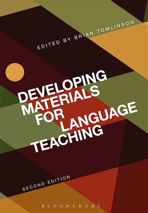 developing materials for language teaching brian tomlinson