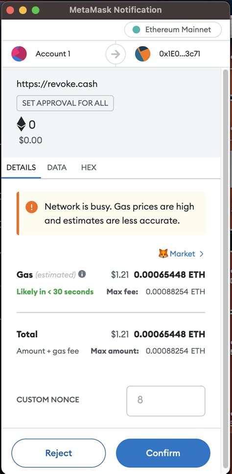 Bug Setapprovalforall Request Displayed Contract Interaction Ui