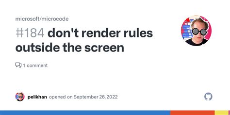 Don T Render Rules Outside The Screen Issue 184 Microsoft