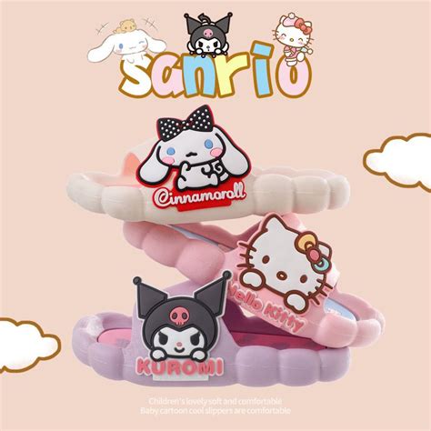 Mga Tsinelas Ng Mga Bata Sa Sanrio Cute Na Panloob Na Hindi Madulas Na