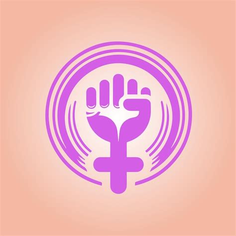 Símbolo De Género Femenino Vector Premium