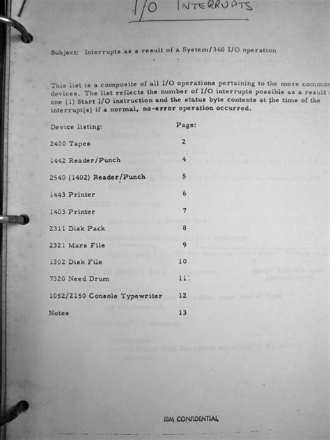 Ibm Manuals 1965 To 1970