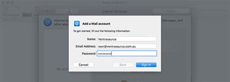 Mac Mail Email Software Setup VentraIP