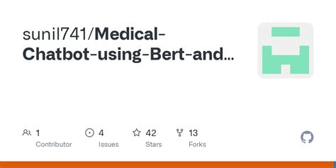 GitHub Sunil741 Medical Chatbot Using Bert And GPT2