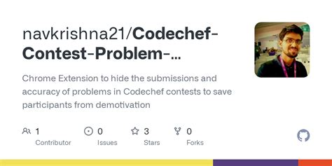github navkrishna21 codechef contest problem statistics hider chrome