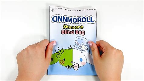 Tutorial Sanrio Cinnamoroll Skincare Baddies Blind Bag Paper Asmr 🔇