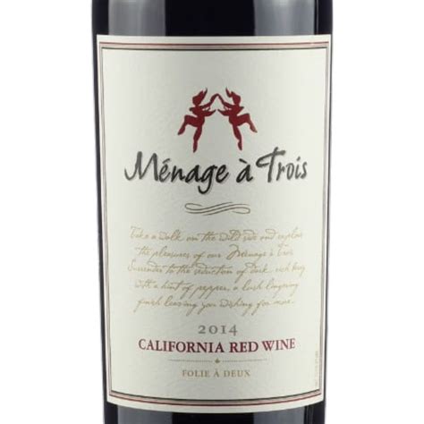 Ménage à Trois Red Blend Rico Vino Seu Vinho A Um Click Loja De