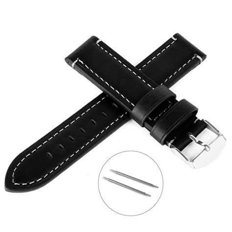 PASEK DO ZEGARKA 24MM SKÓRZANY CZARNY 11861448150 oficjalne