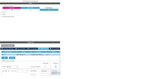 Stm32h745 Sai Dma Error Stmicroelectronics Community