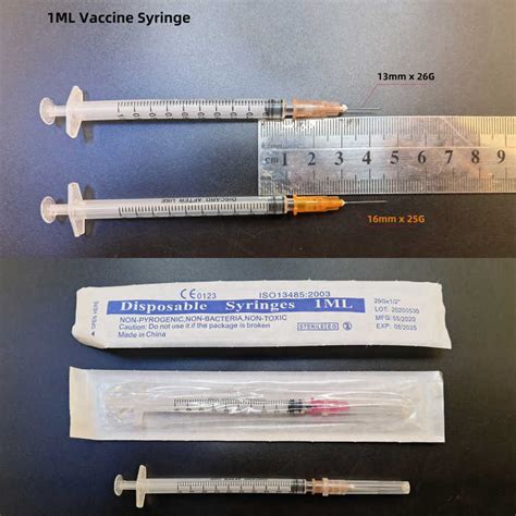 Ceandiso Approved Medical Injection Vaccine Syringe With Needle