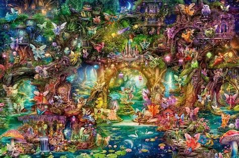 Ravensburger The Hidden World Of Fairies 4000 Piece Jigsaw Puzzle