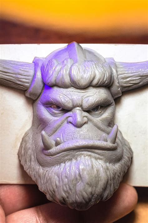 [self] Orc Sketch Warcraft R Sculpture