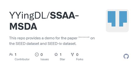 GitHub YYingDL SSAA MSDA This Repo Provides A Demo For The Paper