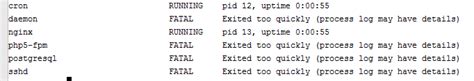 Nginx Supervisord Php5 Fpm Exited Too Quickly Stack Overflow