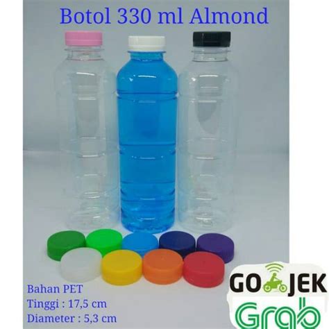 Jual Botol Almond 330 Ml 852 Isi 128 Botol Botol Plastik 330 Ml