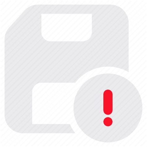 Save Warning File Flash Disk Floppy Icon Download On Iconfinder