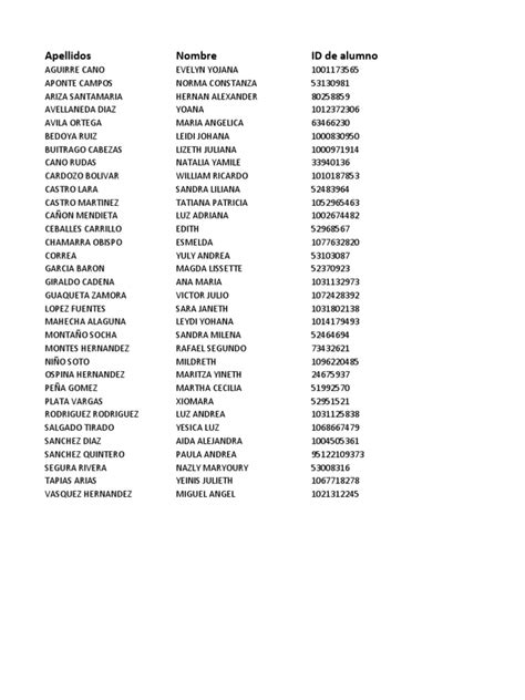 Ejercicios Concatenar Pdf