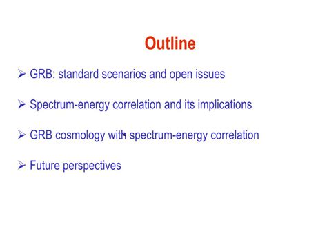 PPT GRB Physics And Cosmology With Spectrum Energy Correlation PowerPoint Presentation ID