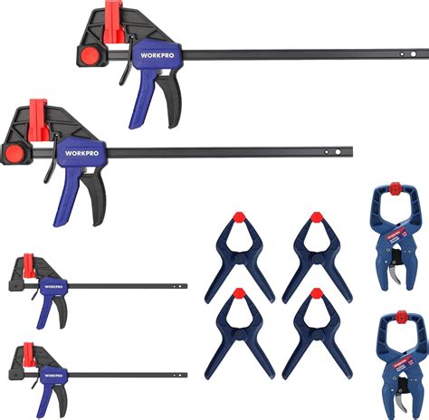 Workpro Pack Clamps For Woodworking Bar Clamps Quick