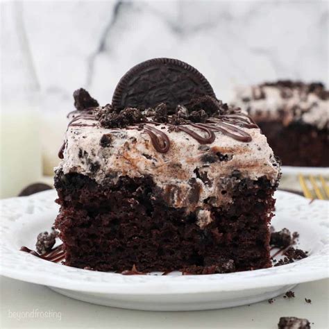 Chocolate Pudding Poke Cake