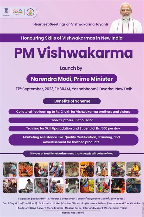 Pm Vishwakarma Yojana Eligibility Benefits Application Documents