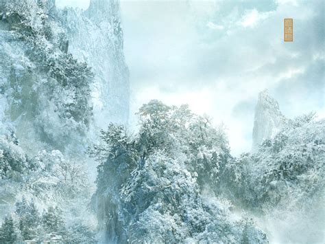 宋 佚名溪山暮雪图 王满红 站酷ZCOOL