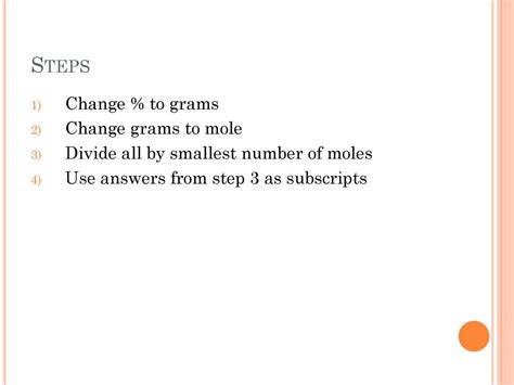 Empirical Formula And Molecular Formula Ppt Download