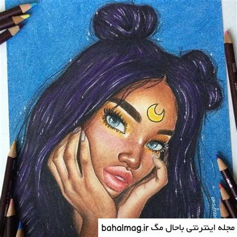 عکس نقاشی فانتزی چهره ️ [ بهترین تصاویر ]