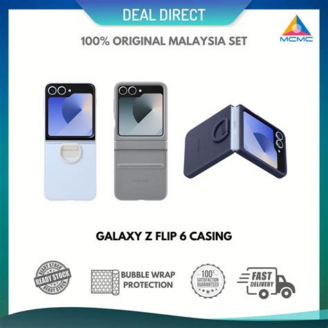 Samsung Galaxy Z Flip Case Kindsuit Case Silicone Case With Ring Clear Case Shopee