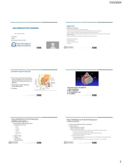 Reproductive Disorder Male Pdf Prostate Prostate Cancer
