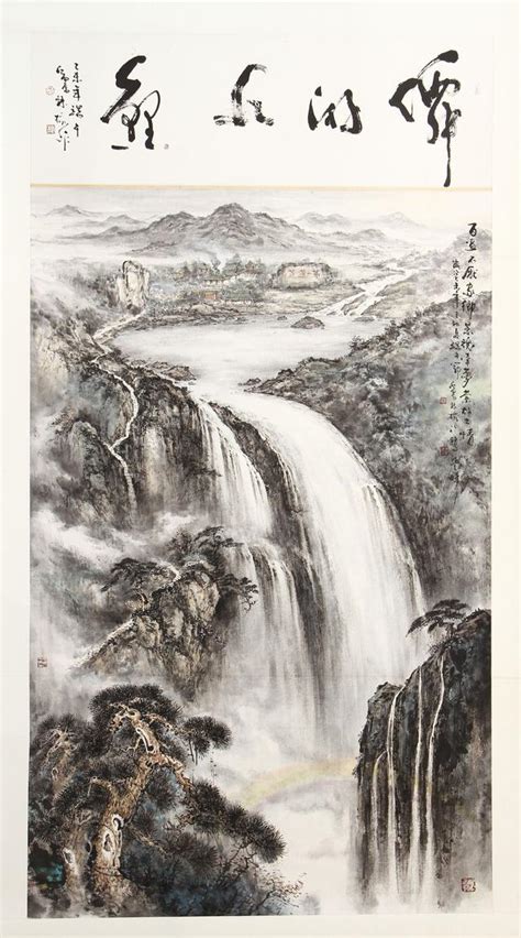 賞識林榕的國畫作品仙遊九鯉 每日頭條