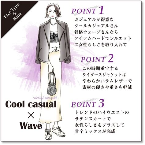 骨格 ウェーブ 顔 タイプ クール