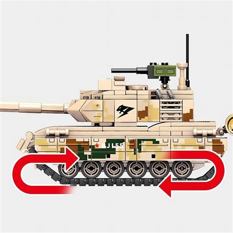 Sembo Block 203111 Chinese Type 15 Light Tank Gametoyfriend