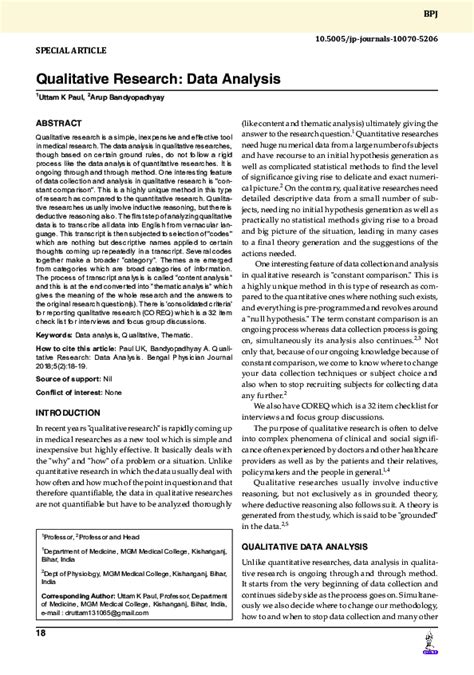 Pdf Qualitative Research Data Analysis