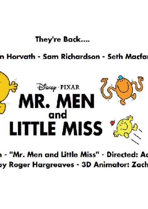 Mr Men And Little Miss 2023 Film Fan Casting On Mycast
