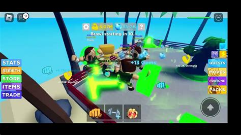 Playing Muscle Legends On Roblox YouTube