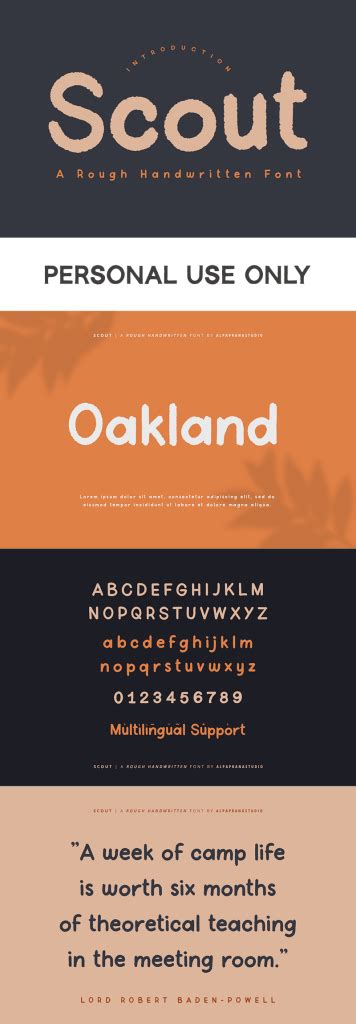 Scout Font · 1001 Fonts